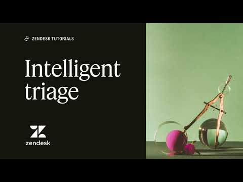 Zendesk Tutorials: Intelligent Triage - YouTube