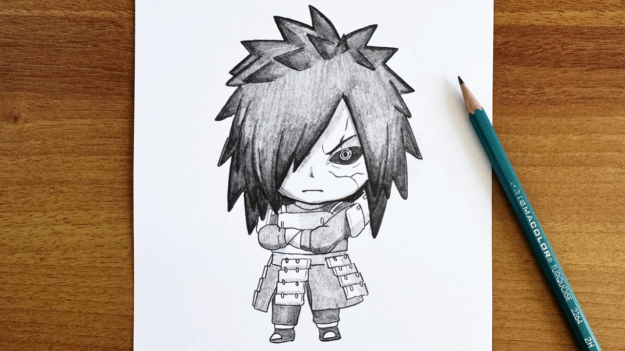 Easy Madara Drawing For Beginners | step-by-step - YouTube