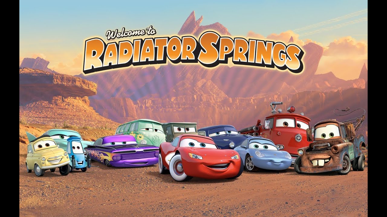 Disney Pixar Cars Toys "Welcome to Radiator Springs" By GB'S PLAYROOM ...