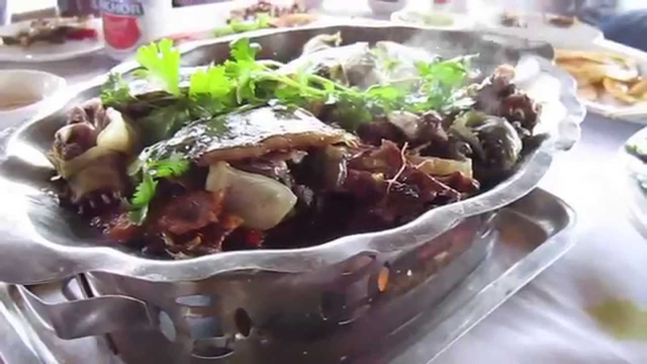 Cambodian Food Fried Full Moon Egg, Steam turtle, Baked Chicken, Baked ...