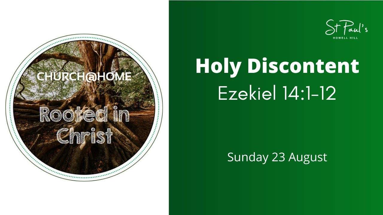 Ali Male - Holy Discontent (23 AUGUST) - YouTube