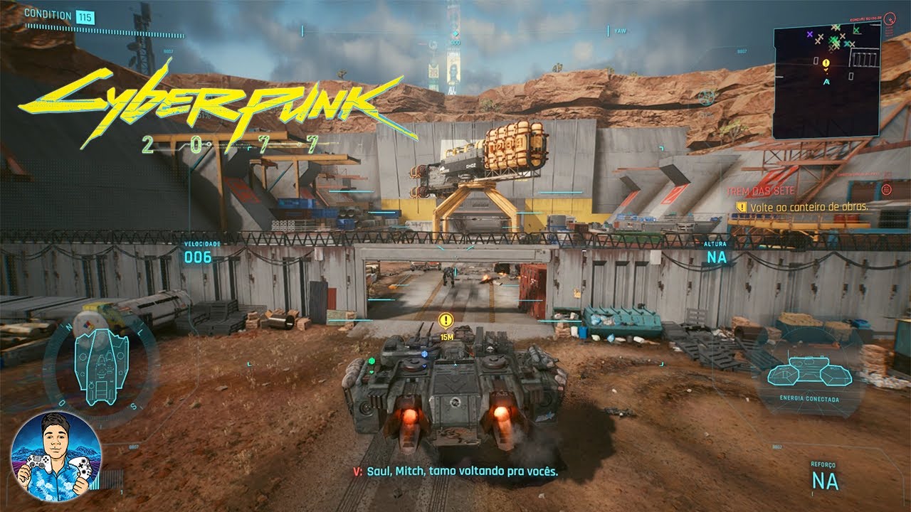Parte 24 - Final "Pedir ajuda pra Panam" - Início (Cyberpunk 2077 ...