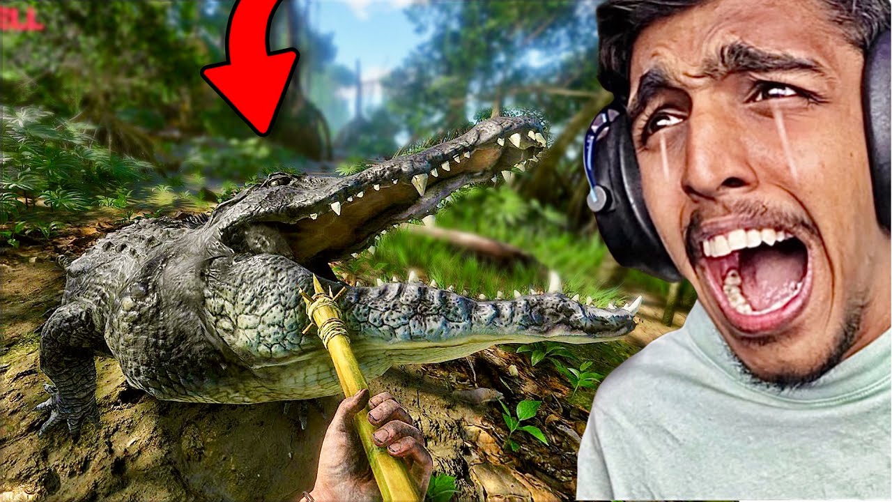 Surviving Crocodile Attacks in the Forest😨.!! - YouTube