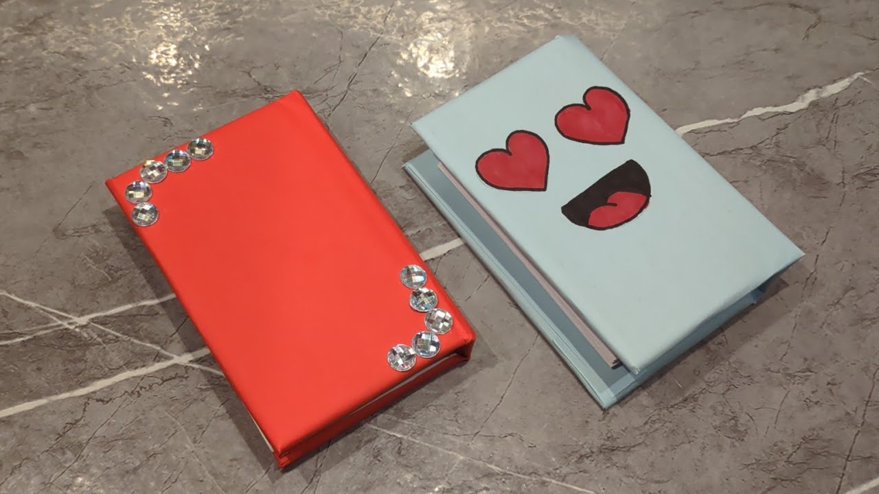 How to make a diy mini book , easy crafts for beginners - YouTube