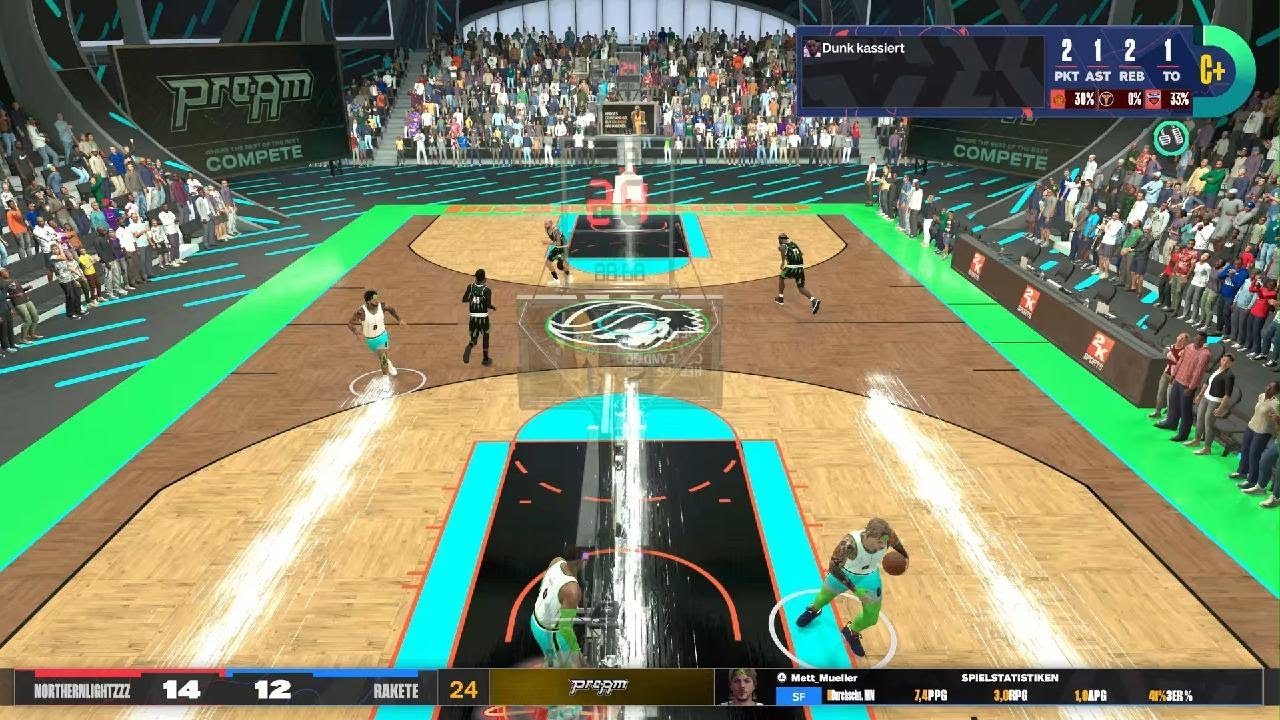 NBA 2K24_Pro-AM Gameplay | Win against the 27th of the World | Next GEN ...