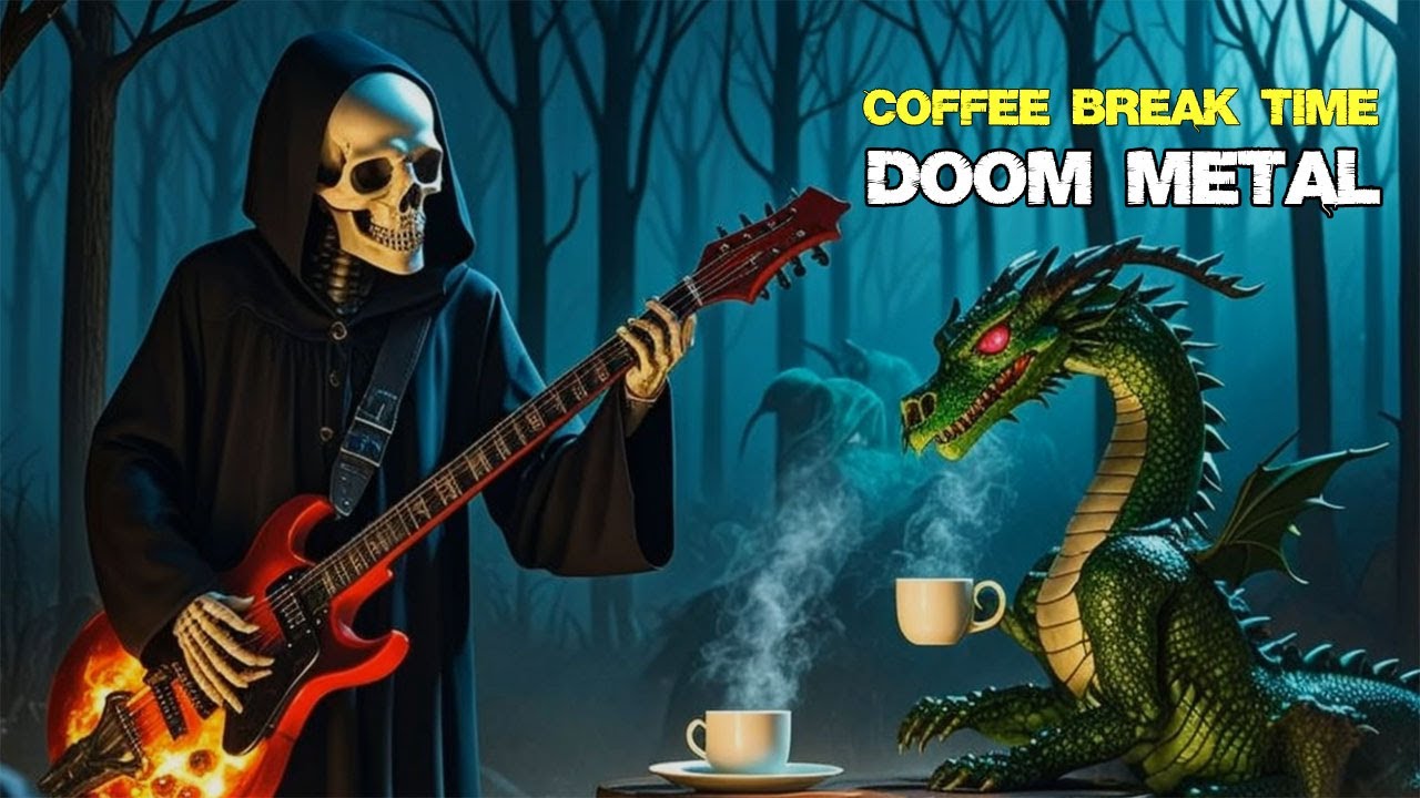 ☕ Coffee Break Time with Slow & Heavy Doom Metal Riffs 🎸🎧 - YouTube
