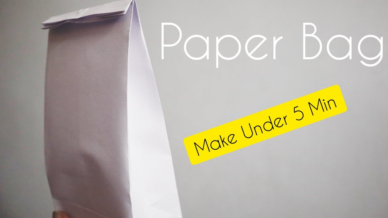 Simple And Easy Paper Bag Tutorial || Fast And Quick Paper Bag || - YouTube