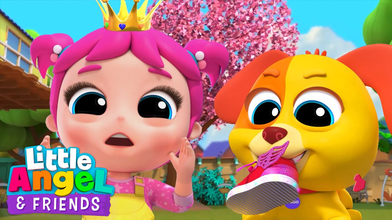 The Princess Lost Her Shoe | Fairy Tale Song | Little Angel And Friends ...