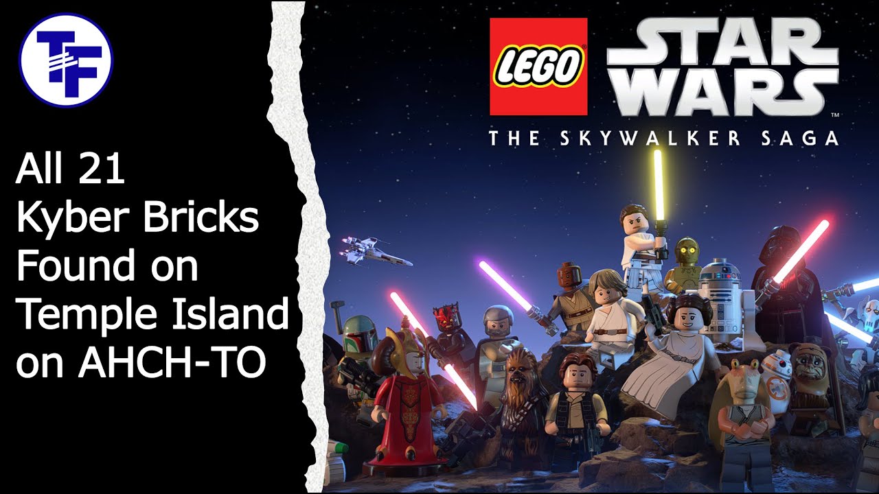 Lego Star Wars The Skywalker Saga All 21 Kyber Bricks on AHCH-TO Temple ...