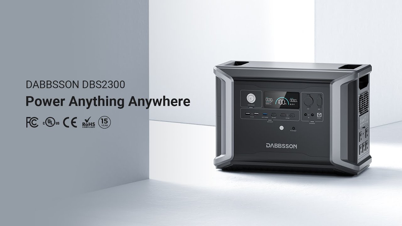 DBS2300 Home Backup Power Station | 2200W/2330Wh - YouTube
