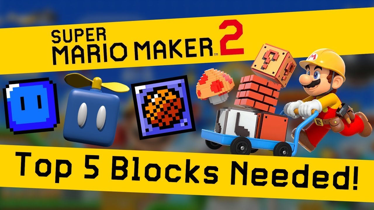 Top 5 Blocks WE NEED in Super Mario Maker 2! - YouTube