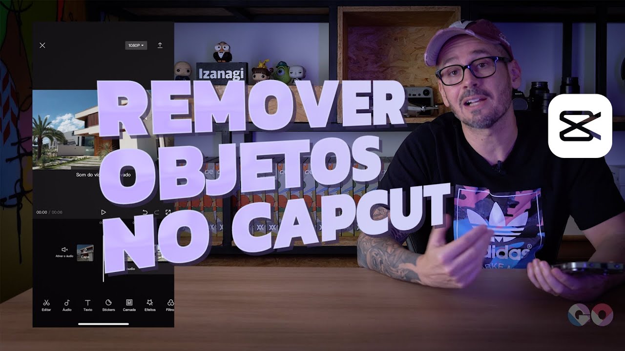 Como remover objetos do Vídeo pelo CapCut no Celular - YouTube