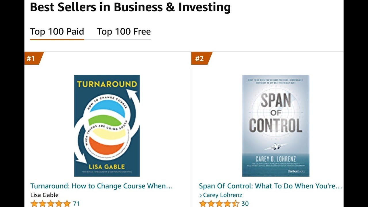 Turnaround is a Wall Street Journal and USA Today Best Seller! - YouTube