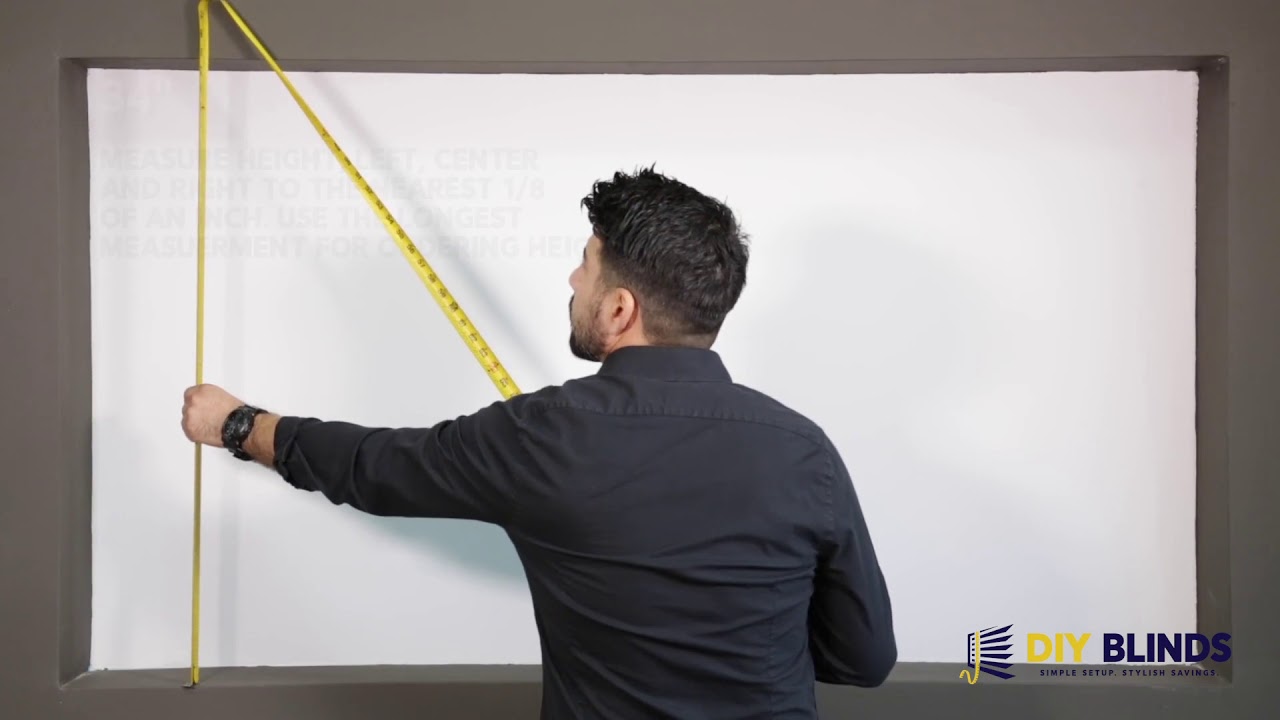 How to Measure Inside and Outside Mount - YouTube