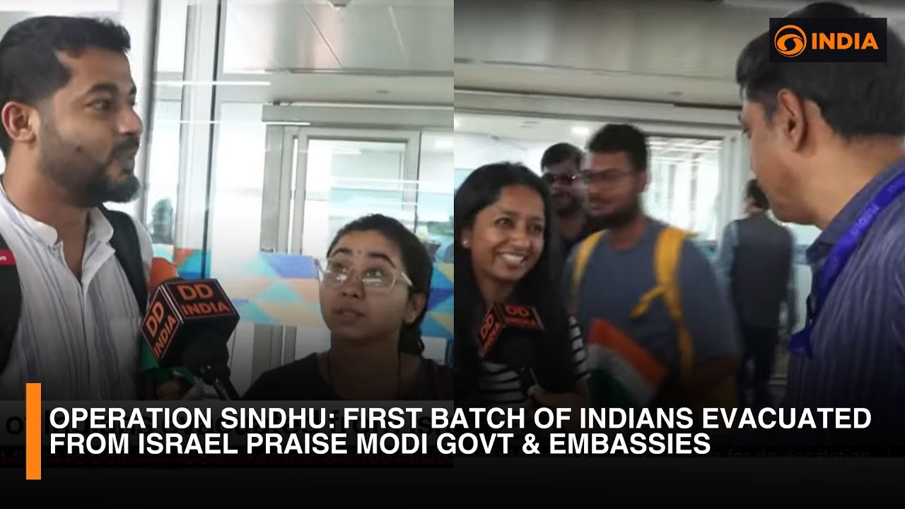 Operation Sindhu: First Batch of Indians Evacuated from Israel Praise ...