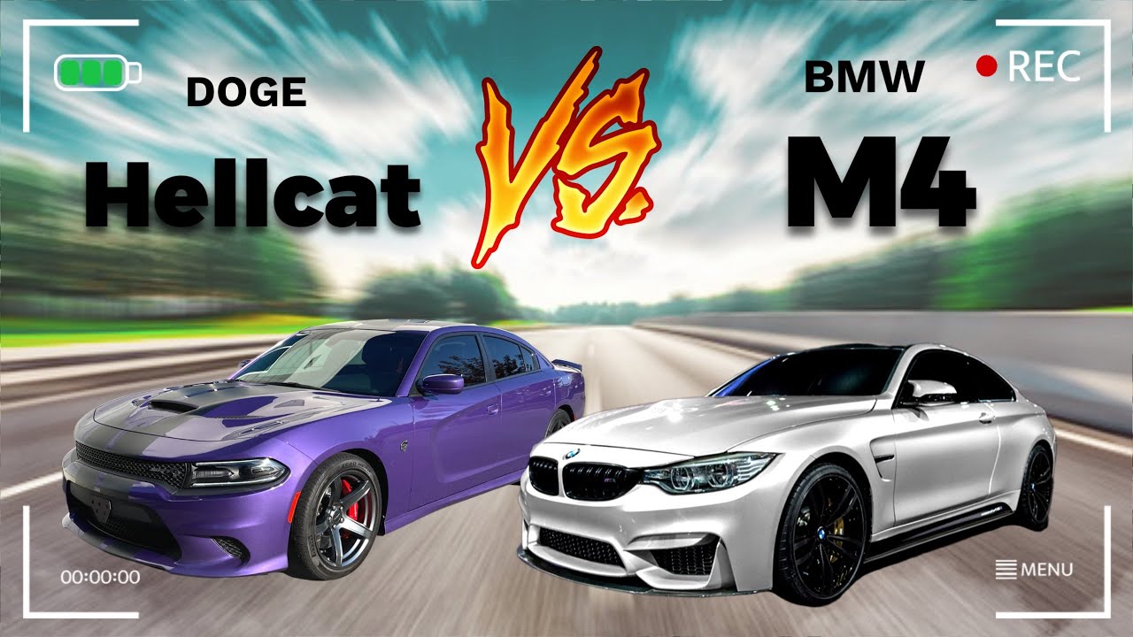 INSANE M4 VS HELLCAT Race😳{ep#2} - YouTube