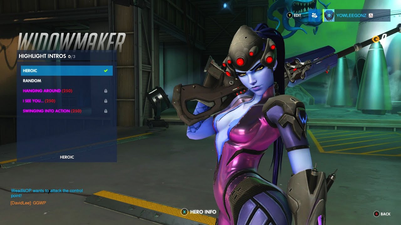 Widowmaker Highlight Intro Overwatch Youtube