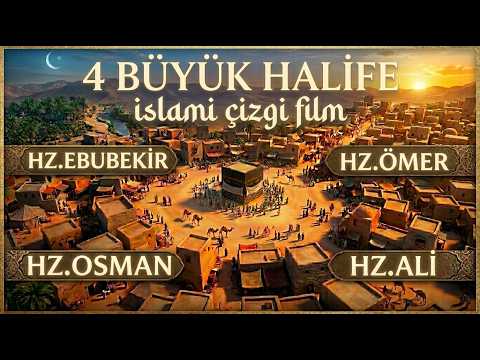 4 Büyük Halife'yi Tanıyalım! 🕌 | Eğitici İslami Çizgi Film: HİDAYET DEDE´NİN HİKAYELERİ