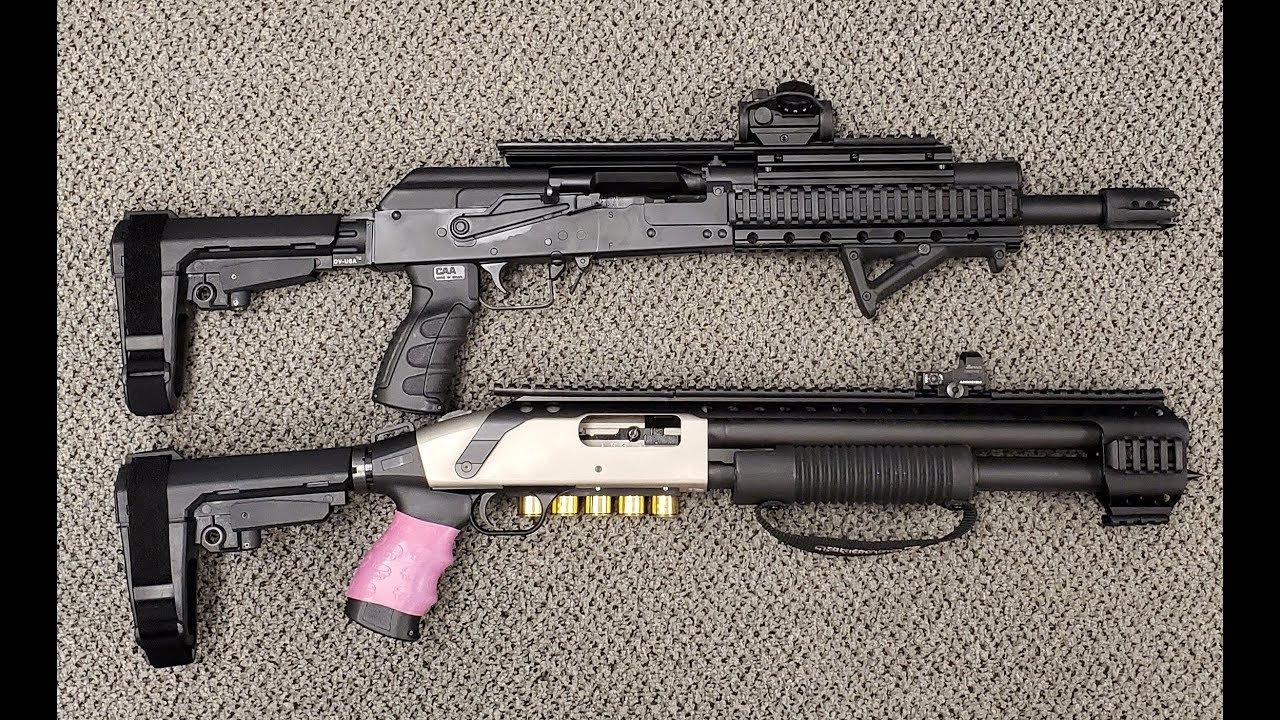 Kalashnikov USA Komrad 12 and Mossberg Shockwave ( Range Trip ) - YouTube
