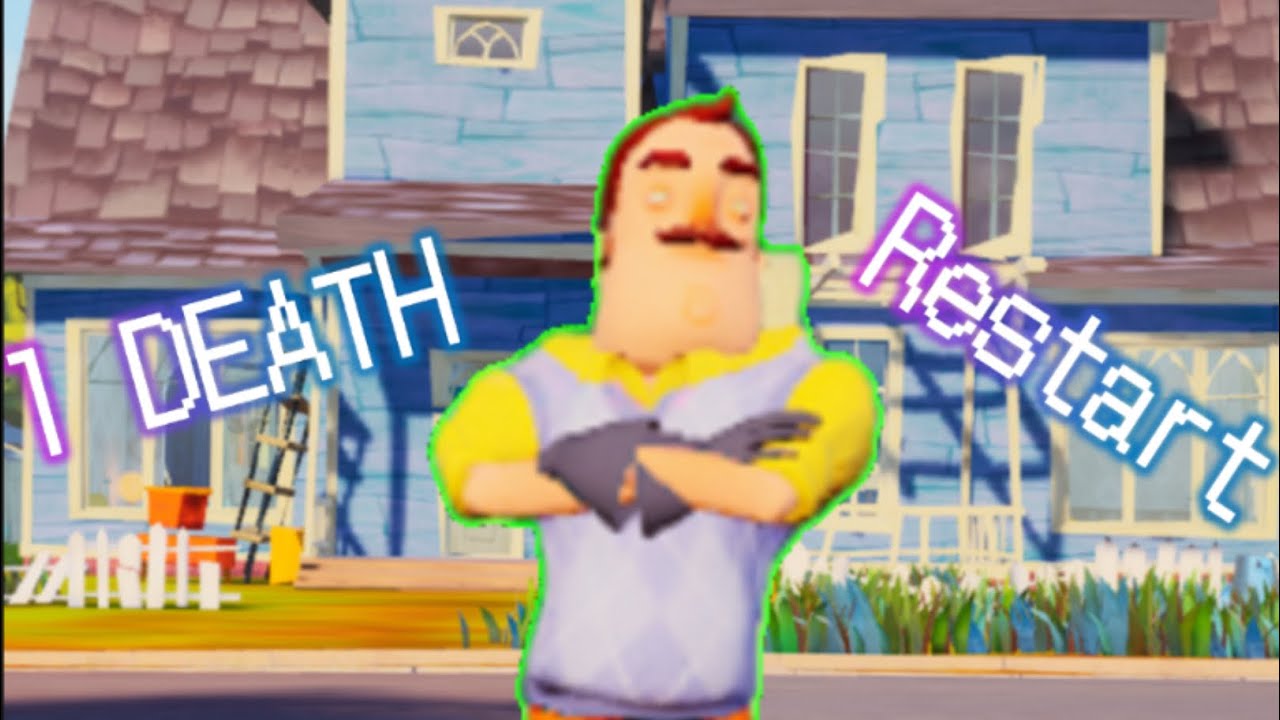 Can I beat hello neighbor act 1 without dying - YouTube