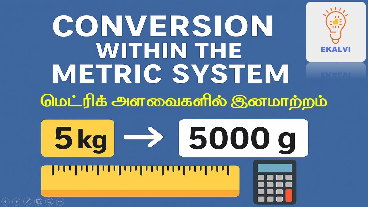 Tamil Metric Unit Conversion MADE EASY with Simple Tricks - YouTube