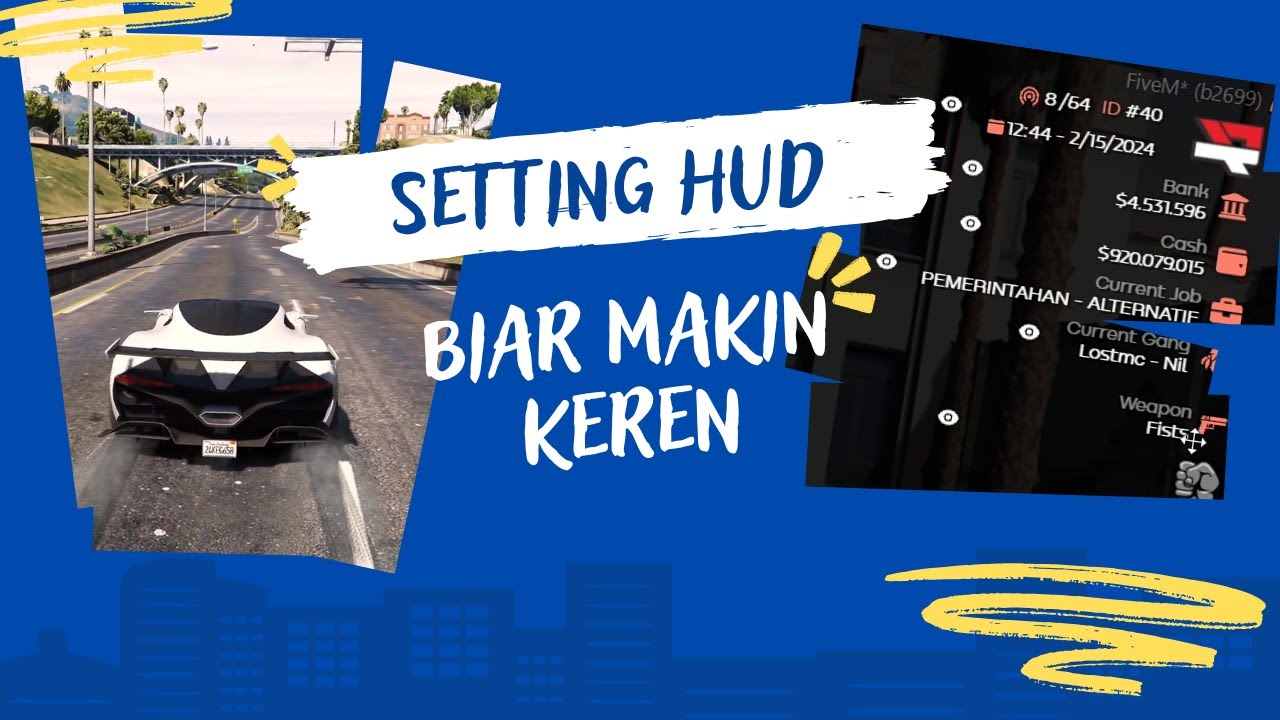 Setting HUD - Alternatif Roleplay Indonesia - YouTube