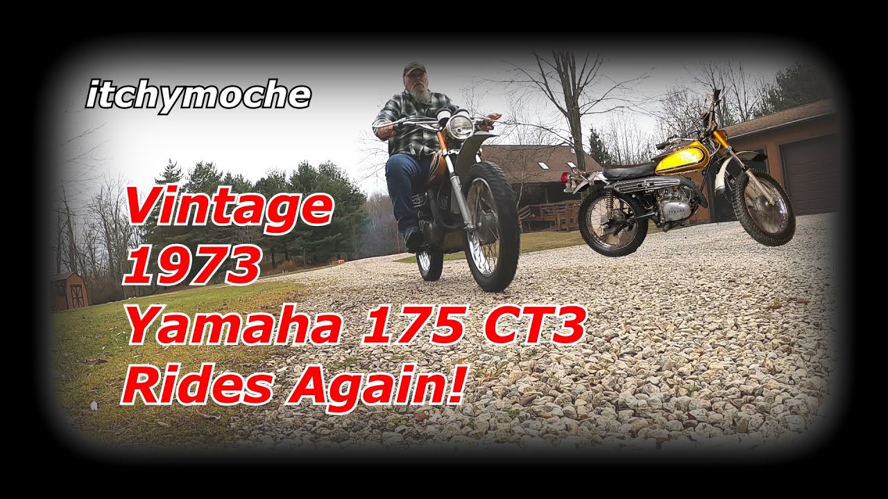 Vintage 1973 Yamaha 175 CT3 Lives Again! - YouTube