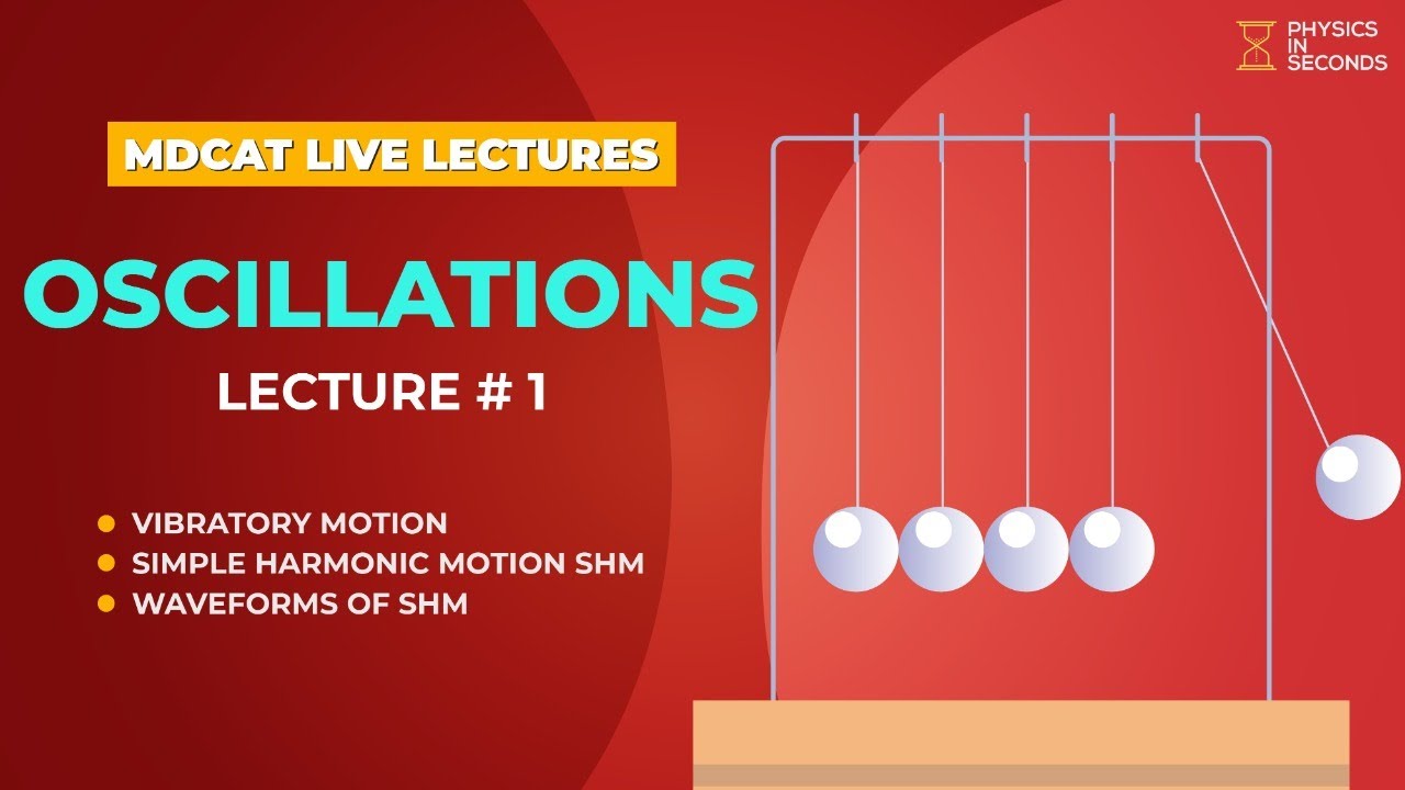 MDCAT Physics Live Lecture- Unit#5 Oscillations Lecture#1 - YouTube