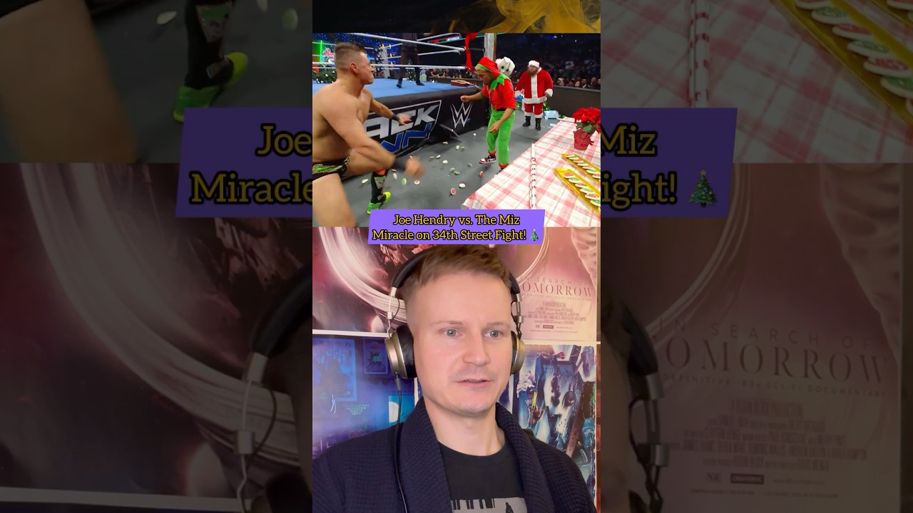 Joe Hendry battles The Miz in a Miracle on 34th Street Fight! #WWE # ...