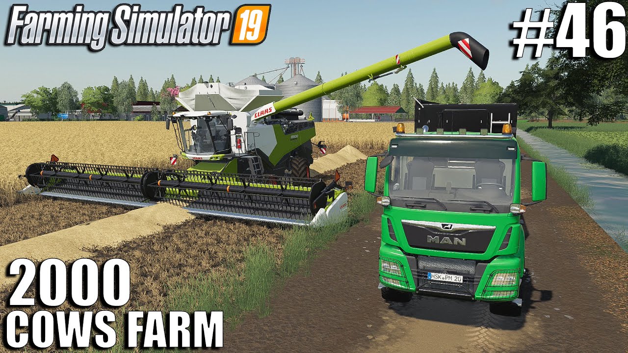 Buying a NEW Harvester & HUGE Upgrade | 2000 Cows Farm | Timelapse #46 ...