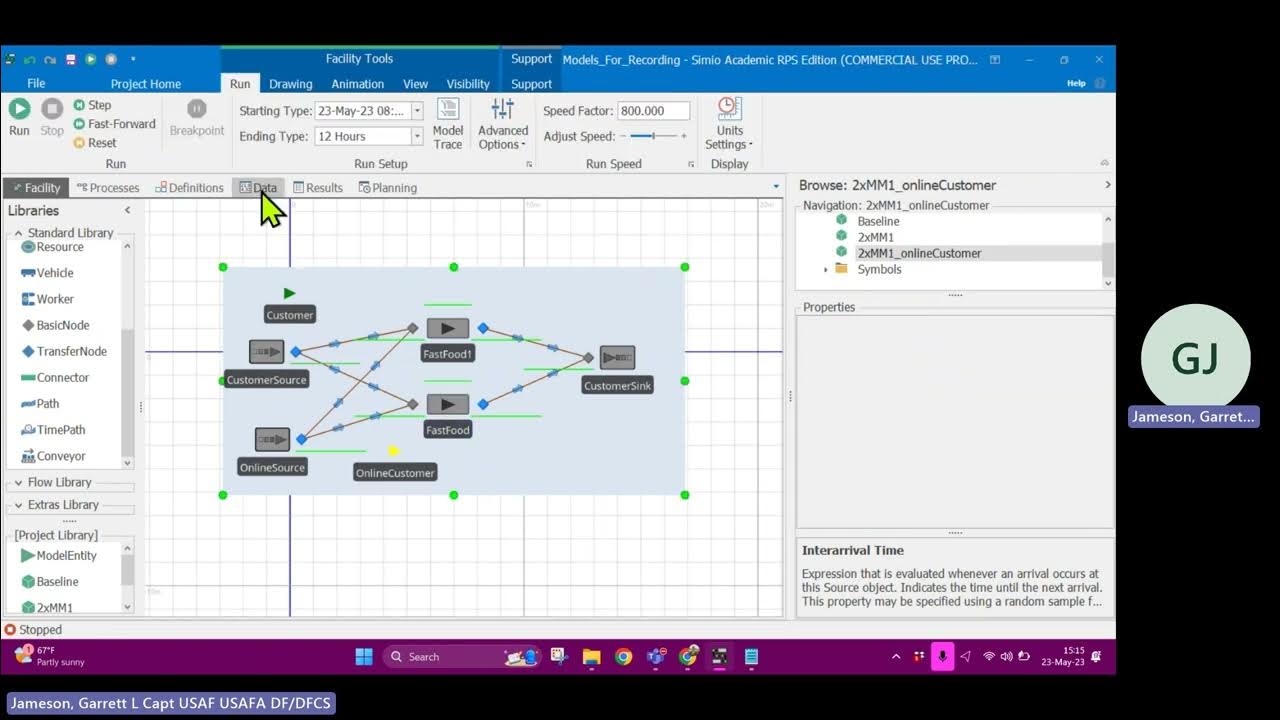 Creating and Referencing Data Tables in Simio - YouTube