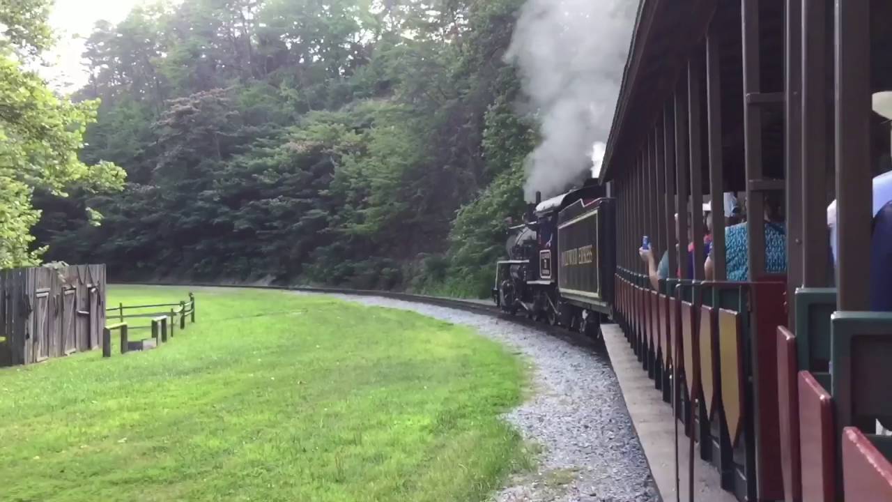 Dollywood Express Train Ride July 20, 2016 - YouTube