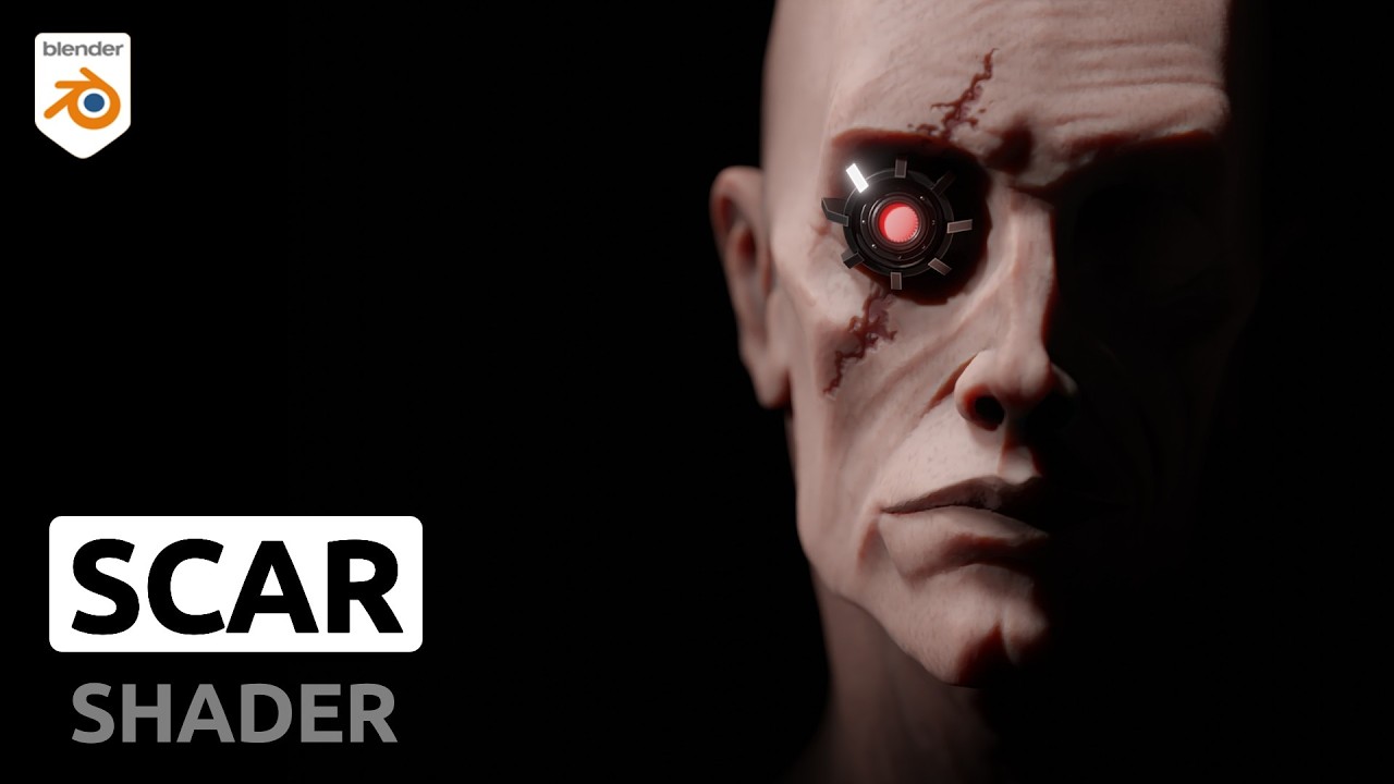Blender Tutorial - Realistic Scar Shader in 6 Minutes - YouTube