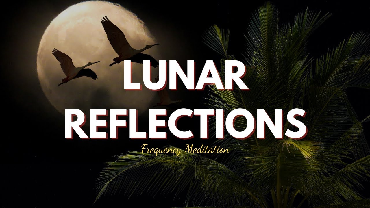 Lunar Reflections | Gentle Waves & Meditation Frequency Tones - YouTube