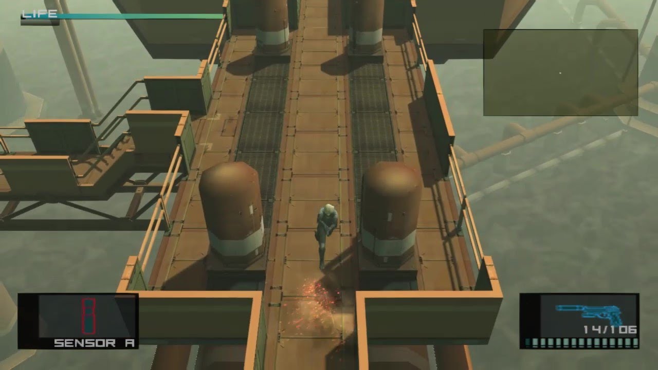 MGS2 - EF Connecting Bridge, Damage Cancel Mines, Very Easy (Version 1 ...