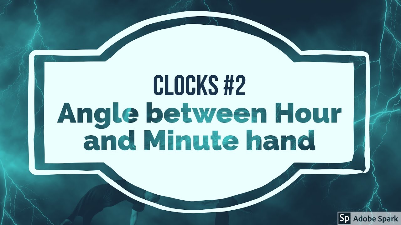 CLOCK #2 -Angle between Minute and hour hand - YouTube