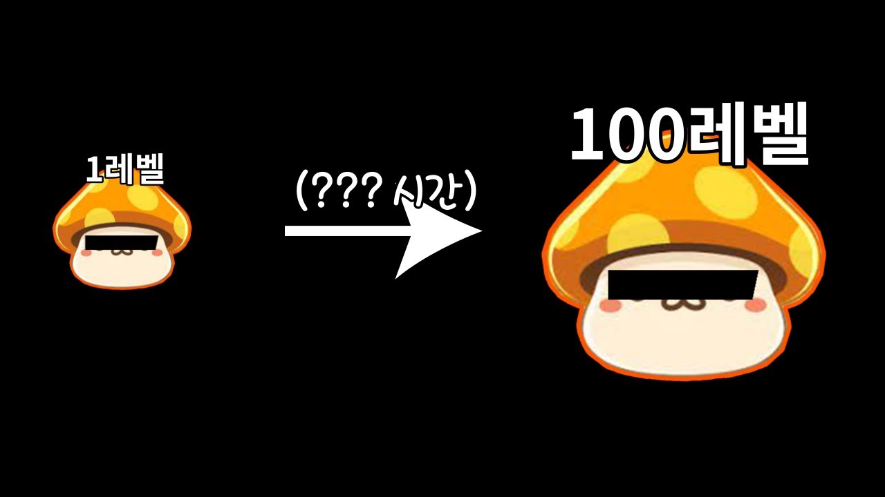 100레벨을 찍으려면 얼마나 걸릴까 메 Youtube