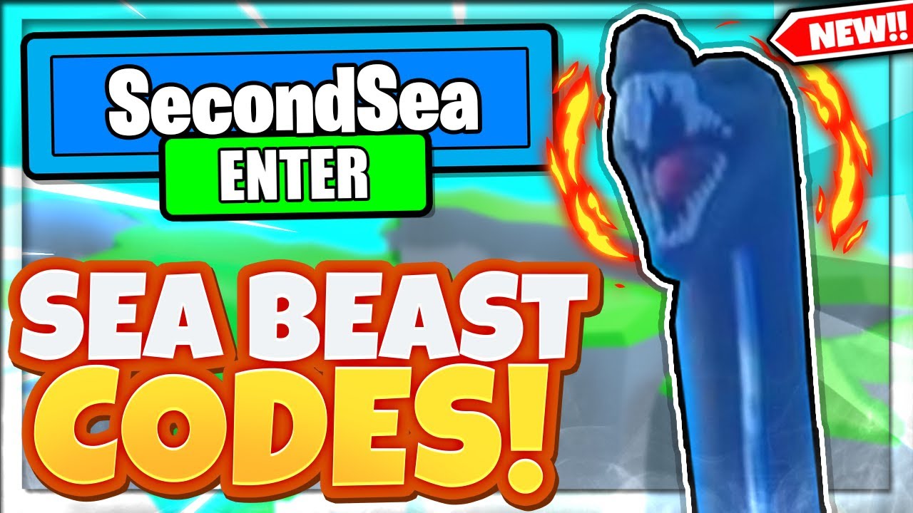 ALL NEW SECRET SECOND *SEA BEAST* UPDATE 7 CODES In Roblox A One Piece ...