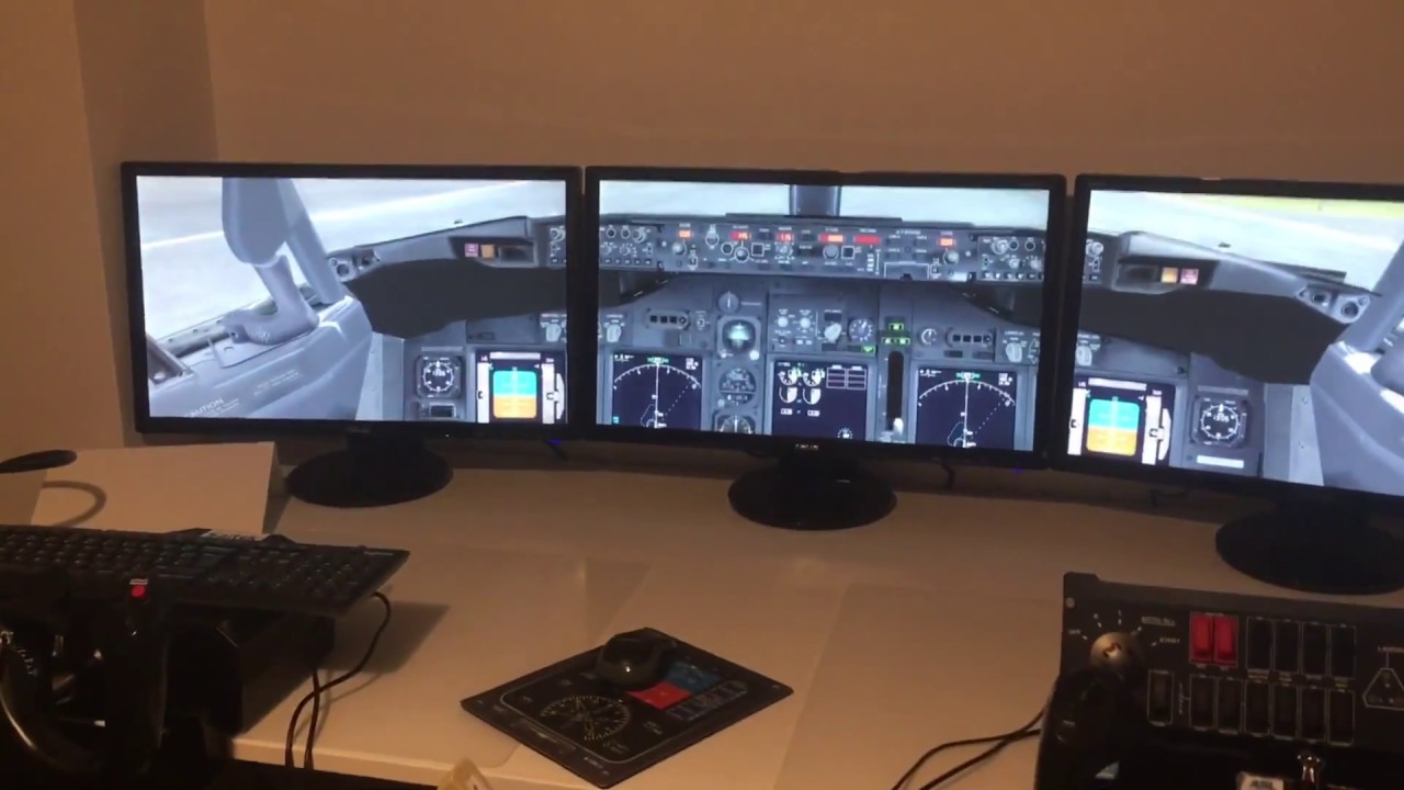 P3D v4 setup- saitek home cockpit - YouTube
