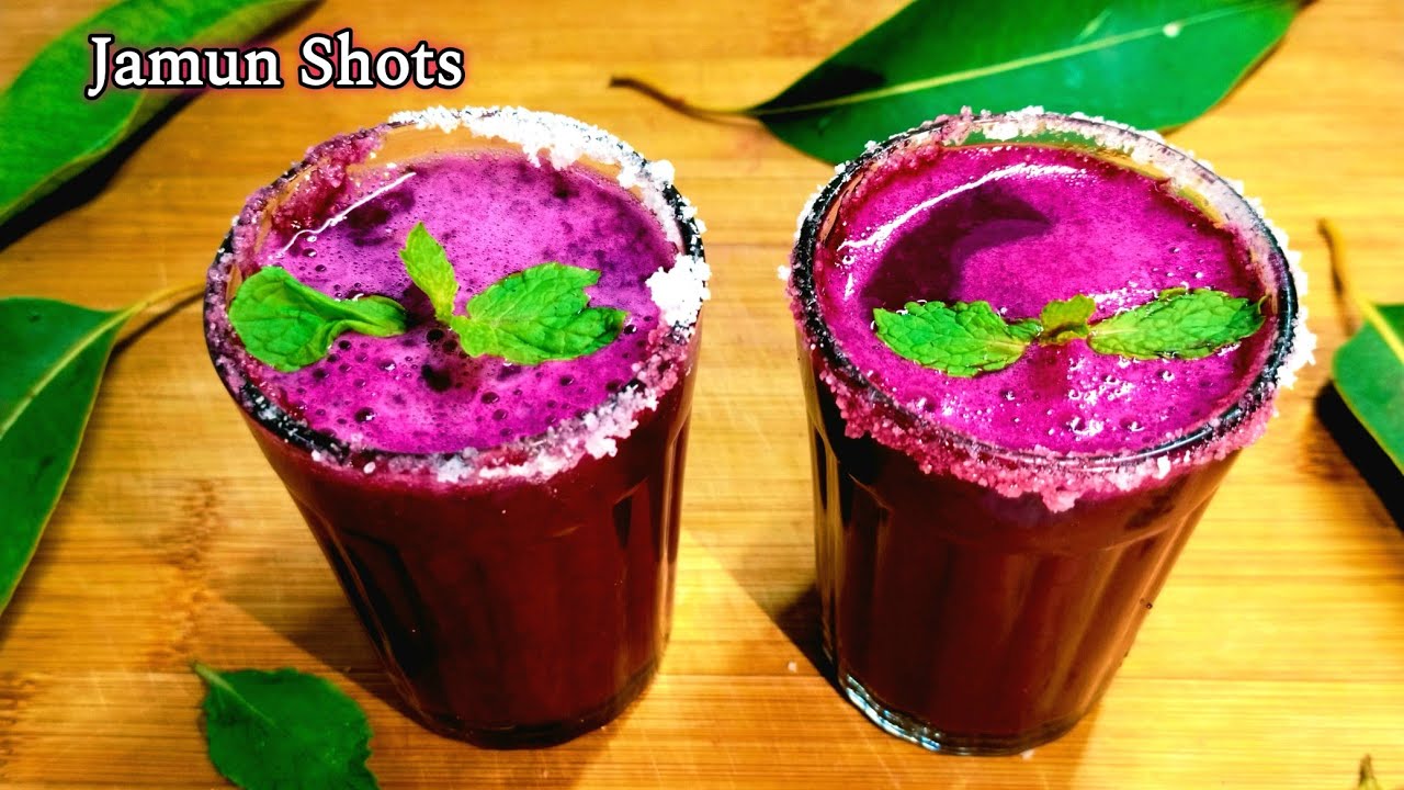 Jamun Shots Recipe | जामुन शॉट्स रेसिपी | Java Plum Shot | Easy to Make ...
