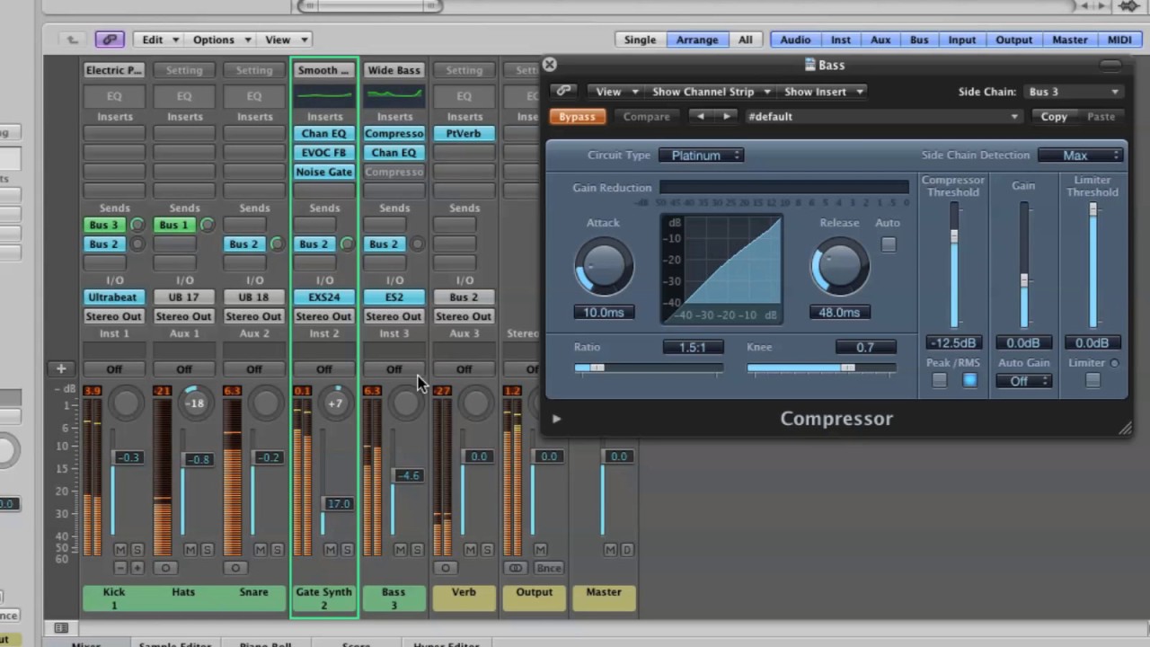Side Chain Pro Tools - YouTube