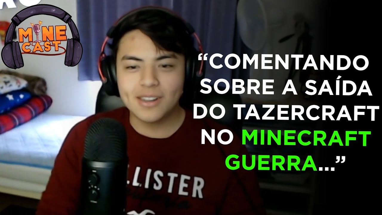 A SAÍDA DO TAZERCRAFT NO MINECRAFT GUERRA...-NITRO - YouTube