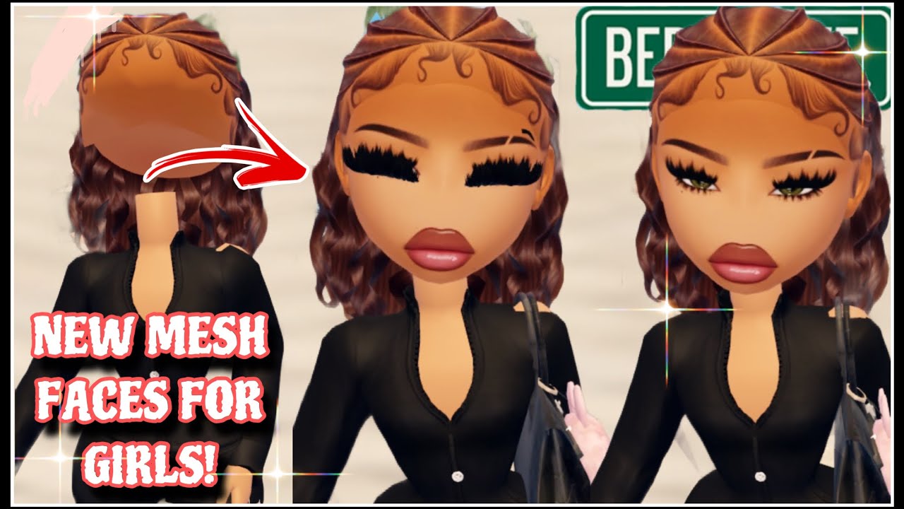 NEW CUTE MESH FACES FOR GIRLS! BERRY AVE ROBLOX - YouTube