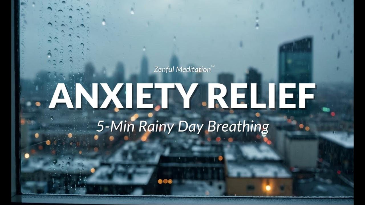 5-Minute Anti-Anxiety Rain Meditation | Immediate Relief With Box ...
