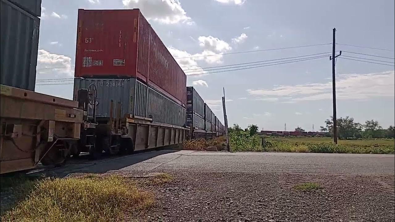 Intermodal Méxicali México .FXE 4673 Rumbo Sur - YouTube