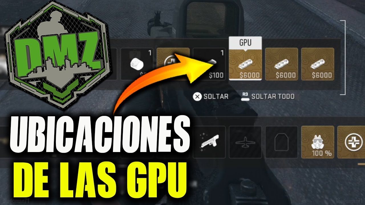 ZONAS DONDE ENCONTRAR GPU ASEGURADO 5 GPU EN 2 PARTIDAS【DMZ】| TEMPORADA ...
