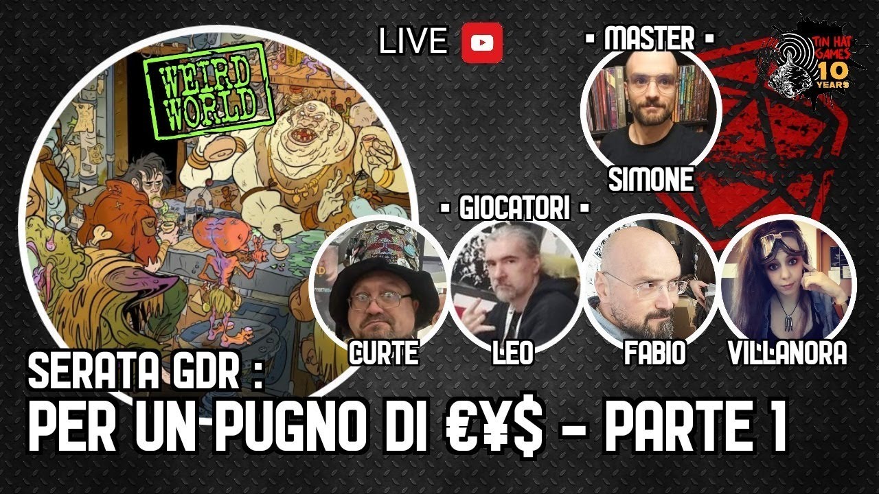LIVE GDR - WEIRD WORLD: PER UN PUGNO DI €¥$ - PARTE 1 - YouTube