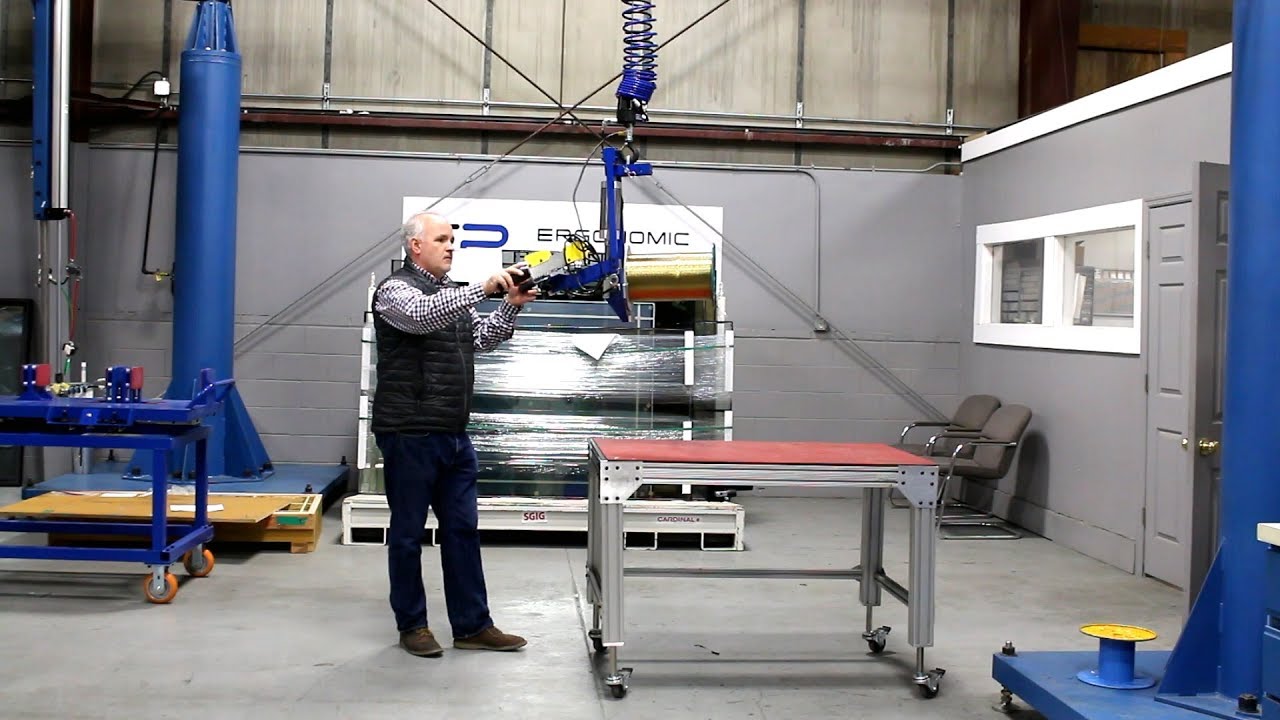 Wire Spool Grip and Pitch Tool for Creel Room - YouTube