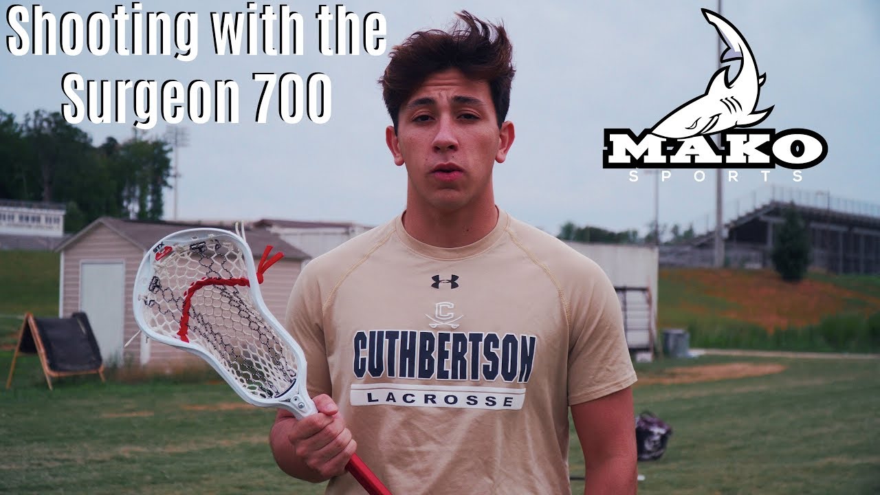 STX Surgeon 700 Lacrosse Head Shooting Demo - YouTube