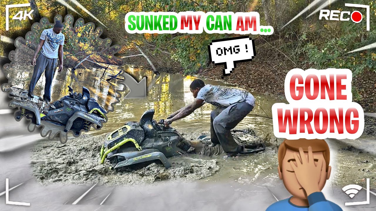 Mud Riding * I SUNKED MY CAN AM * WATCH FULL VIDEO - YouTube